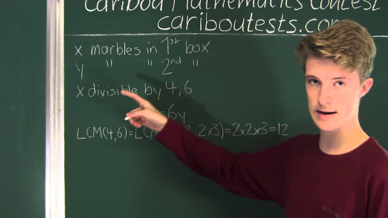 Caribou Contest Oct 2015, grade 7/8, q. 20 - YouTube