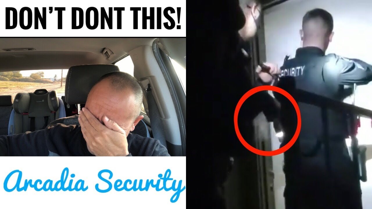 Arcadia Security (NV) Guard POINTS a Taser at his Sergeant’s Back?😳🤦🏽‍♂ ...