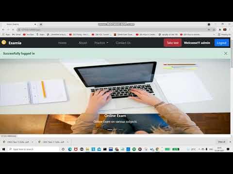 Exam Management system project on django - YouTube