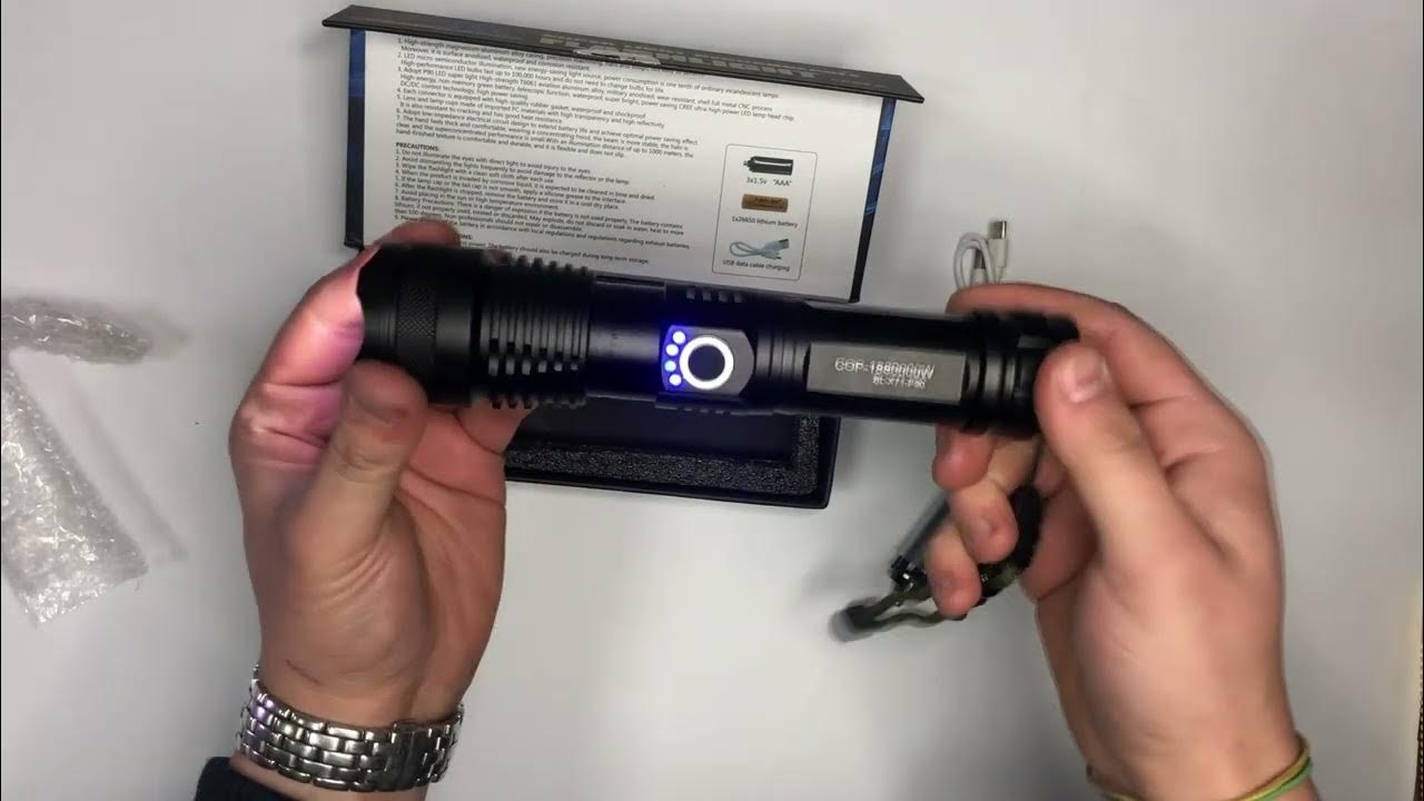 Видео обзор: Фонарик ручной тактический Bailong BL-X71-P50 - YouTube