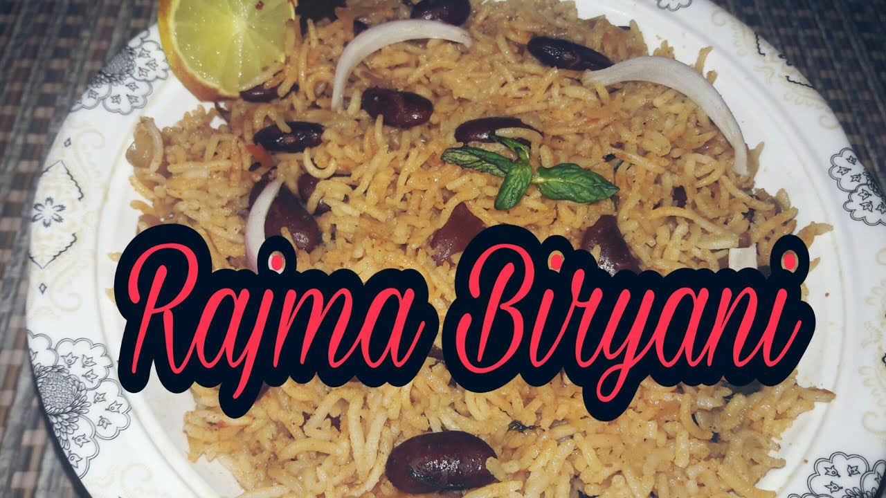 Rajma Biryani | How to make Rajma Biryani , recipe by Anabiya | Rajma ...