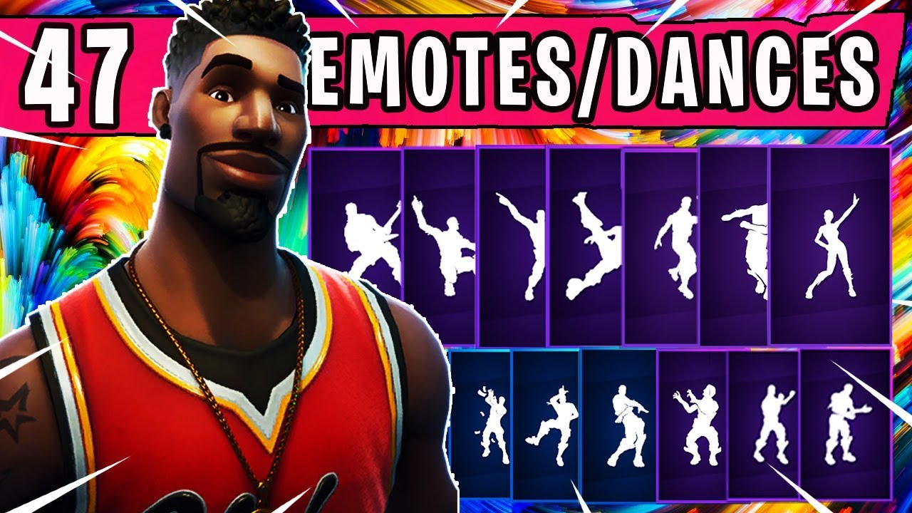 Fortnite New "JUMPSHOT" Skin Showcased with 47 Dances and Emotes ...