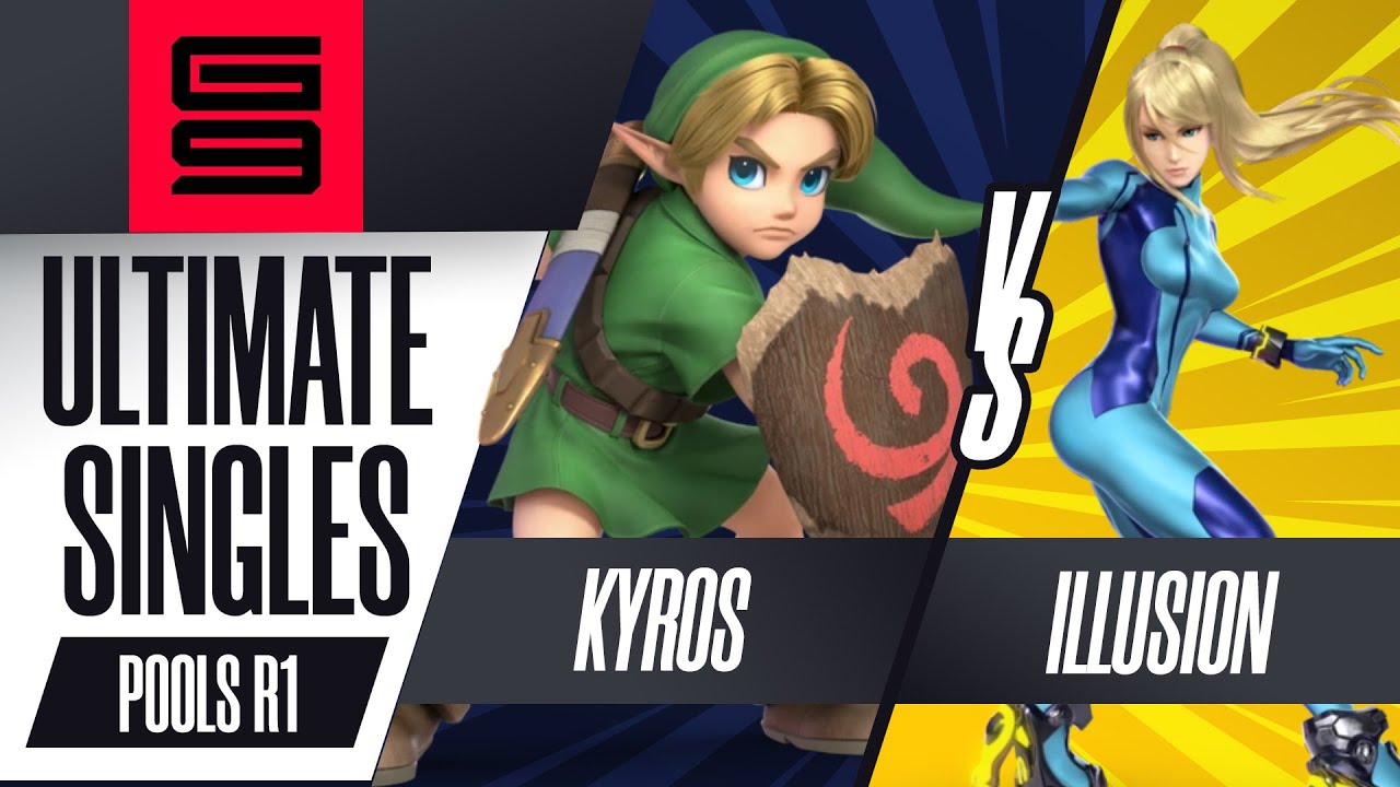 Kyros (Young Link) vs IllusioN (Zero Suit Samus) - Ultimate Singles Pools Winners SF - Genesis 9 ...
