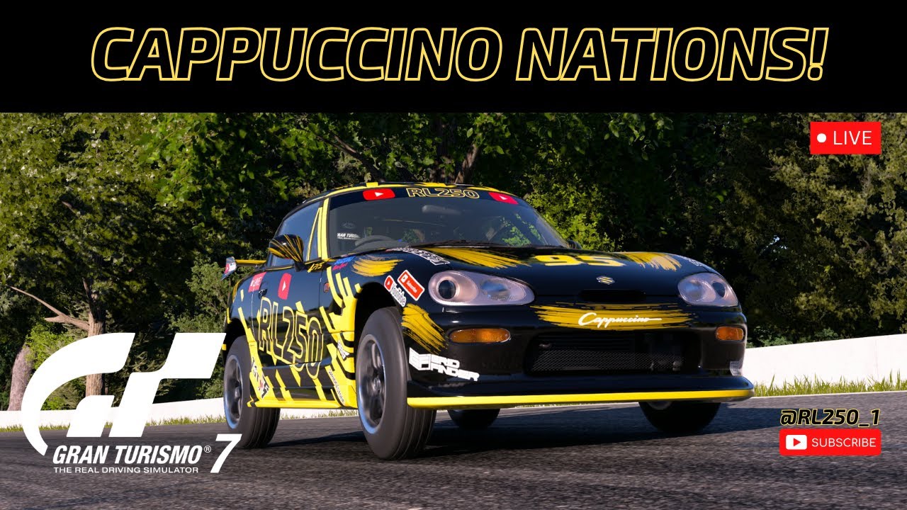 🔴LIVE: Gran Turismo 7 - Cappuccino Nations At Road Atlanta! #gt7 - YouTube