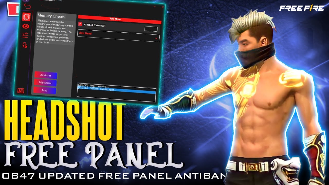 FREE PANEL PC GRATIS OB47🔥 | SPEED | SNIPER LIFETIME FREE FIRE 🎁| ANTI ...