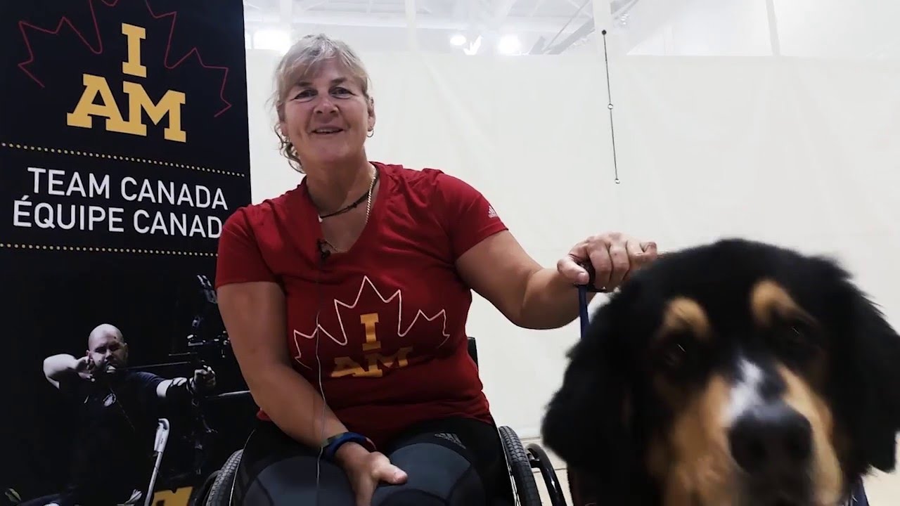 Paralympian Christine Gauthier loves watching AMI-tv - YouTube