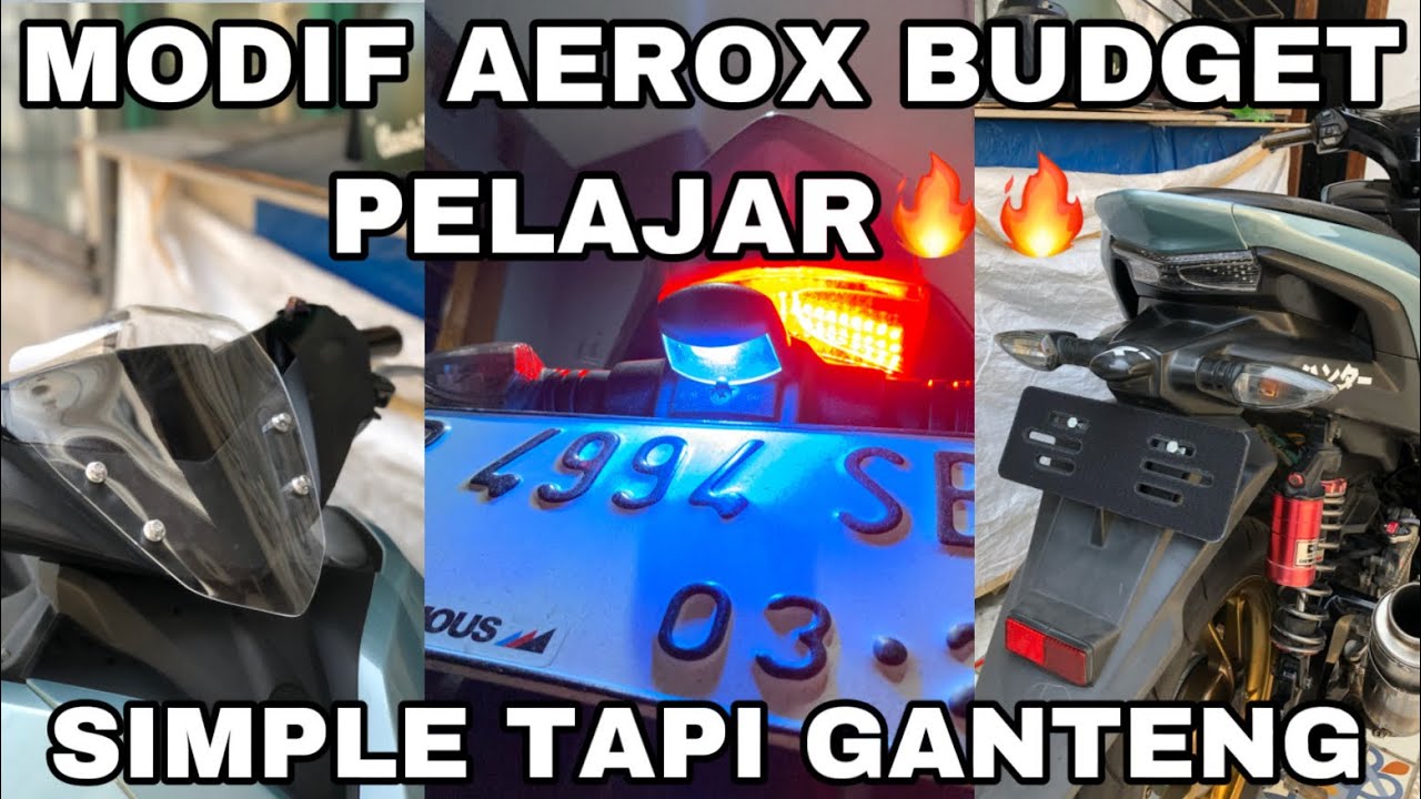 MODIF PRINTILAN AEROX BUDGET PELAJAR| PROJECT AEROX #8 - YouTube