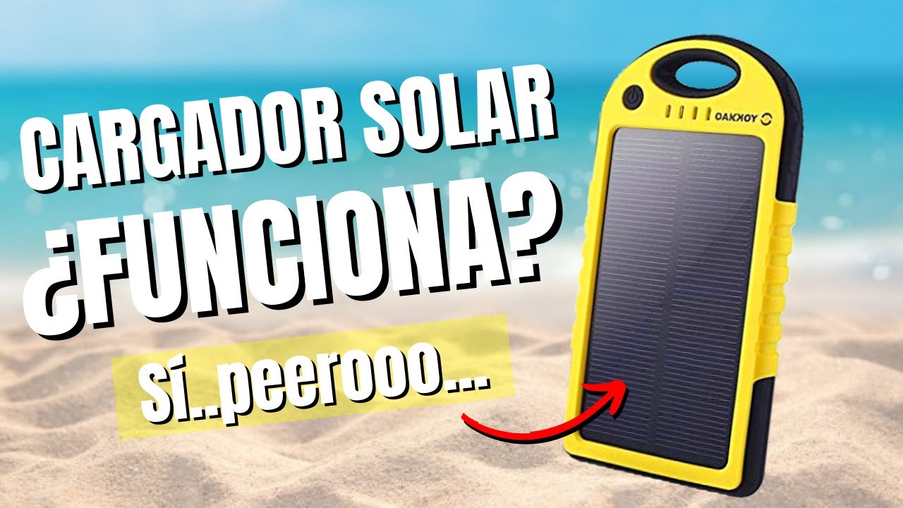 ☀😎 REVIEW Cargador SOLAR para CELULARES - ¿Funcionará? - YouTube