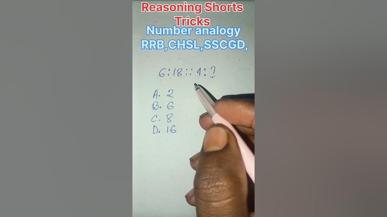 Number analogy ka reasoning short tricks || Reasoning Short Tricks # solve # SSCGD, #chsl # RRB ...