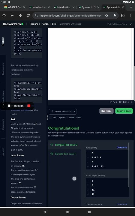 After Successful Completion Of All The Test Of Your Code On Hackerrank Youtube