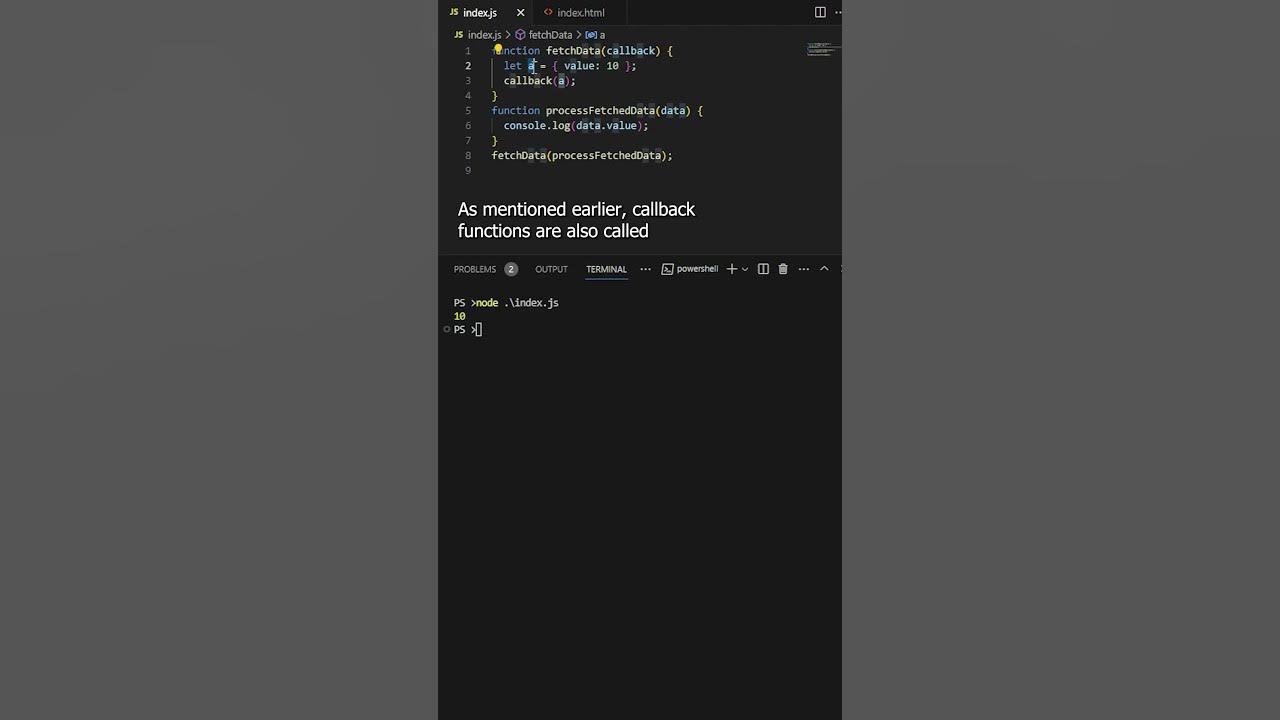 Callbacks in JavaScript: The Secret to Asynchronous Programming - YouTube