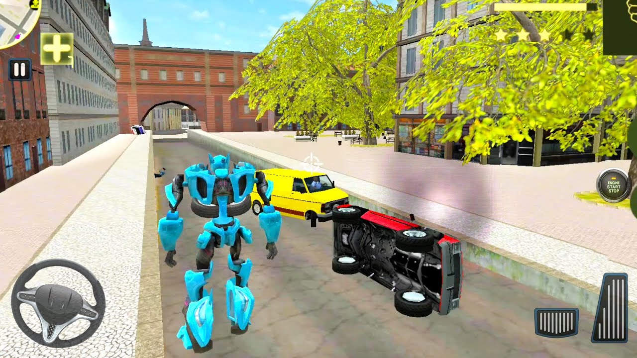 Car Robot Transformer Simulator - Open Futuristic City World - Android ...