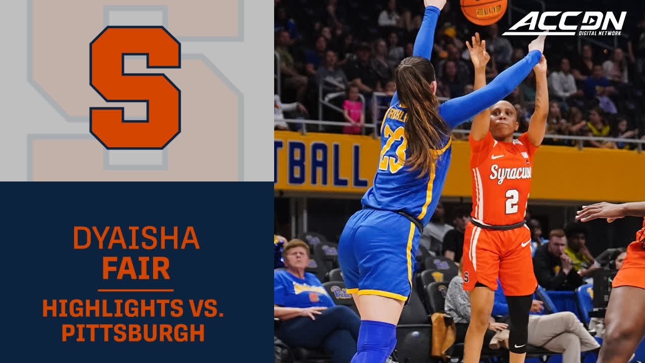 Syracuse's Dyaisha Fair Lights Up The Panthers - YouTube