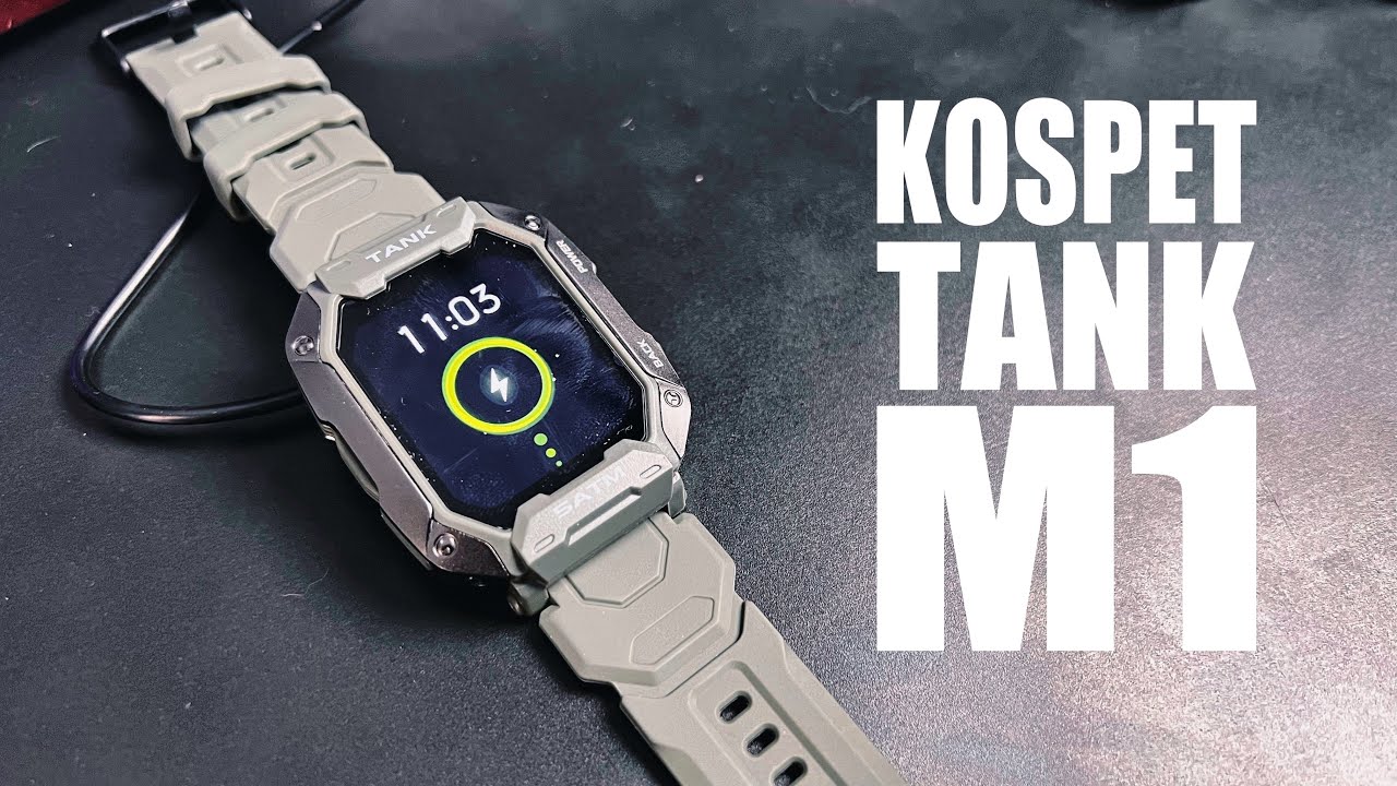 Kospet TANK M1 Smartwatch Setup & Review - Tough & Affordable - YouTube