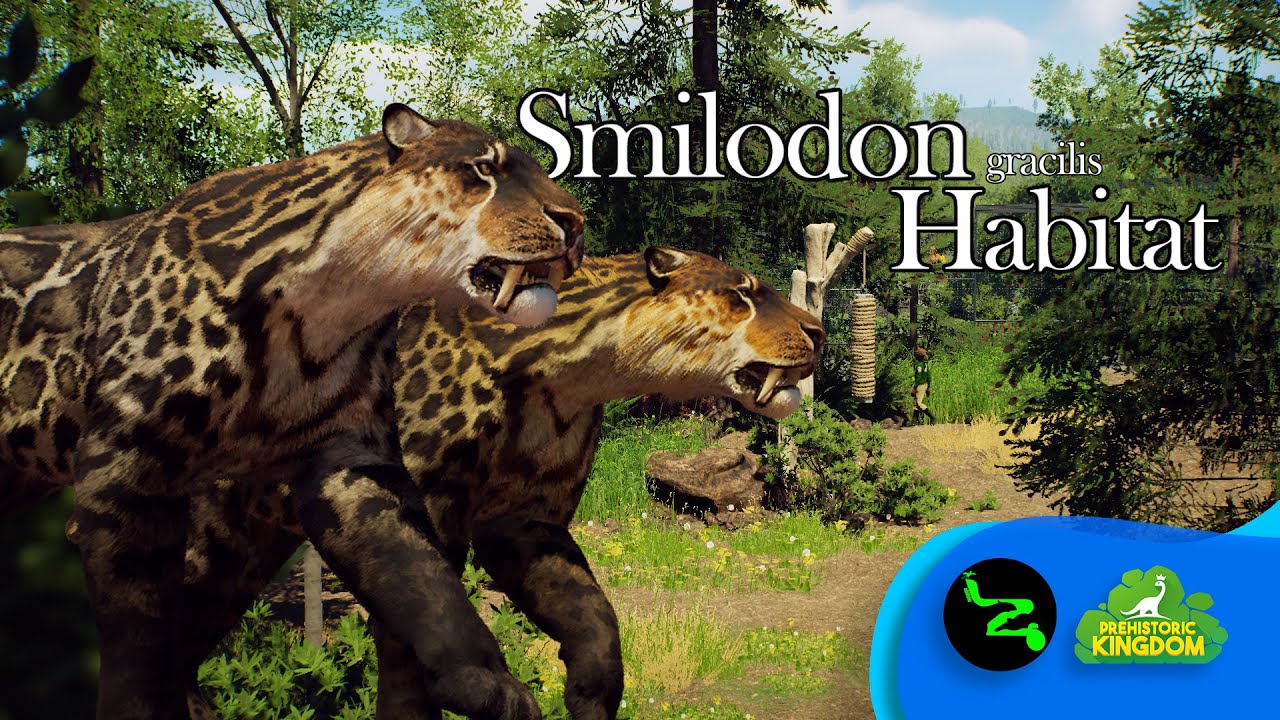 Realistic Smilodon Habitat speedbuild | Turquoise Paleozoo ...