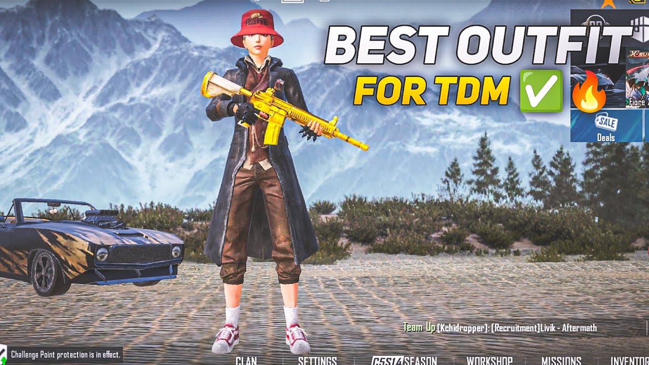 Best Outfit Combination For TDM 🔥 || BGMI & PUBG || Part - 3 #shorts ...