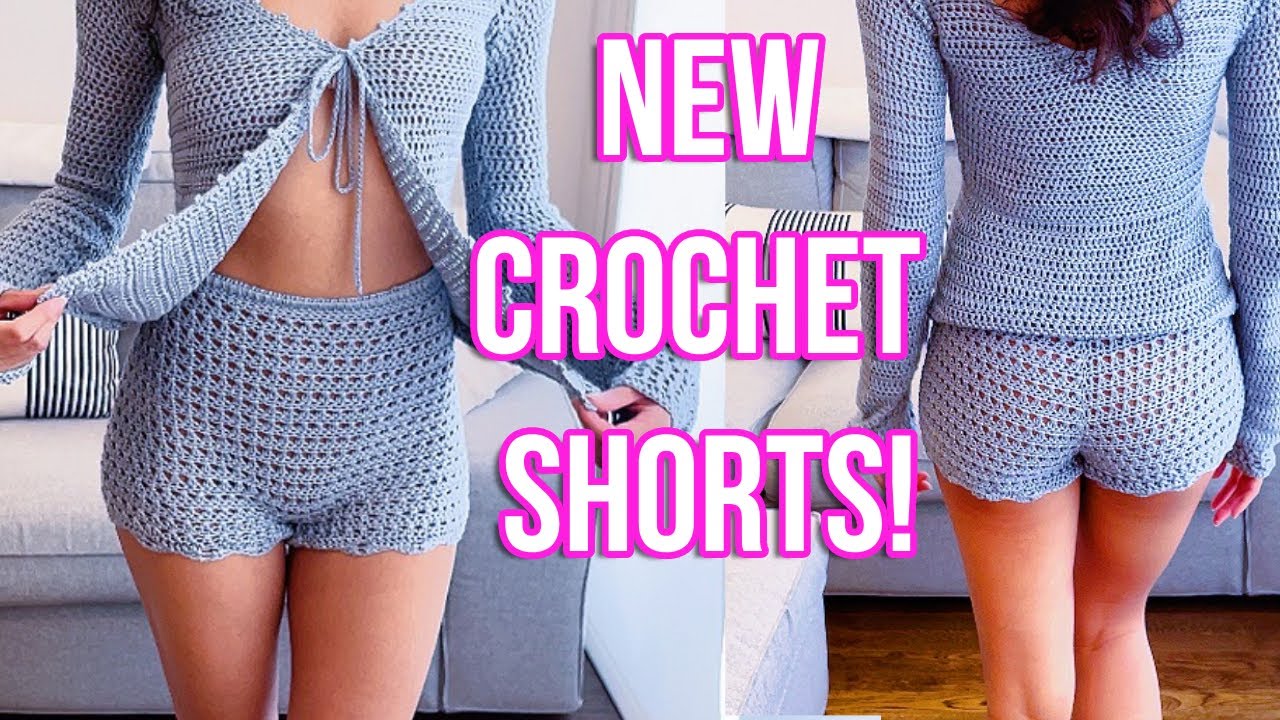 How to Crochet Textured SHORTS! | EASY and Beginner Friendly Tutorial ...