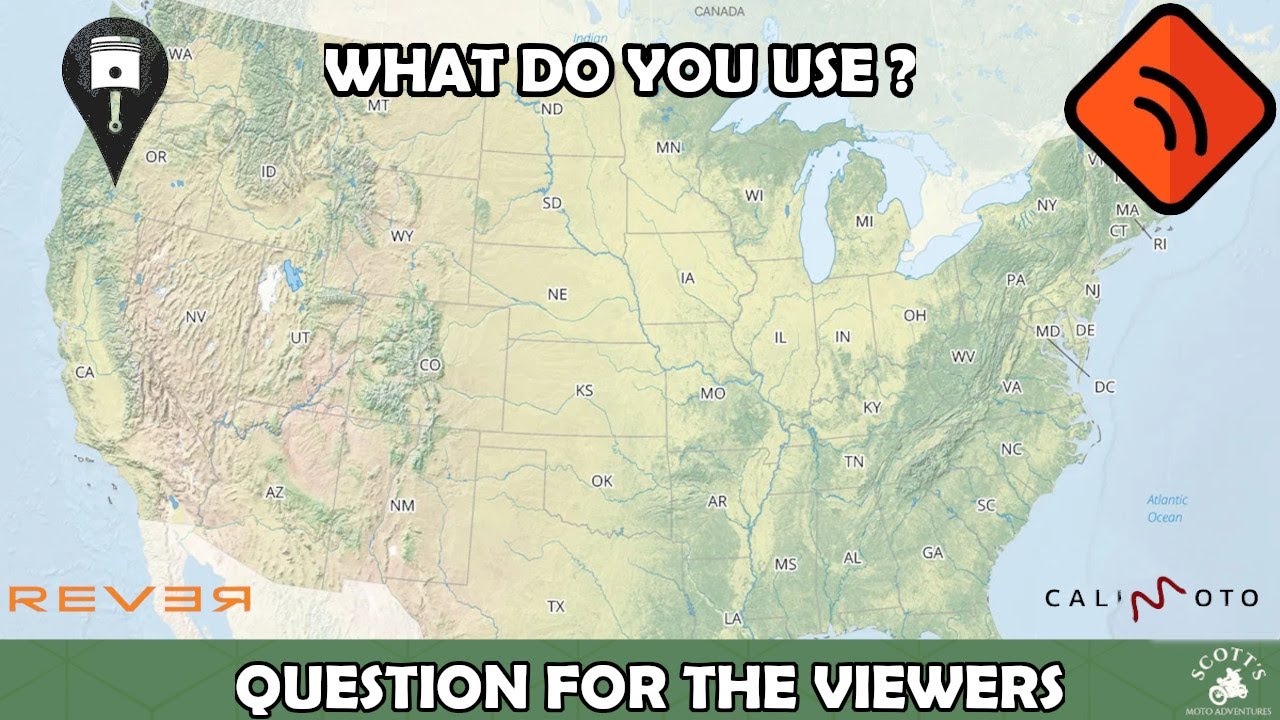 What do you use to Map out Motorcycle rides? Detech? Google Maps? Riser ...
