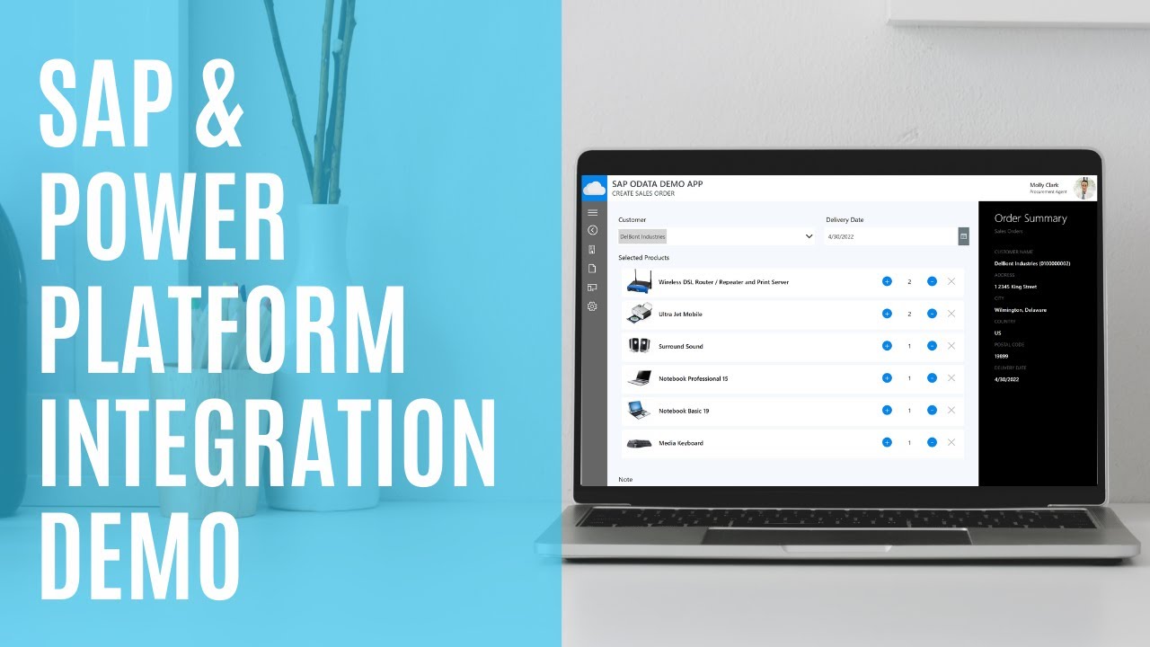 SAP and Power Platform Integration Demo App - YouTube