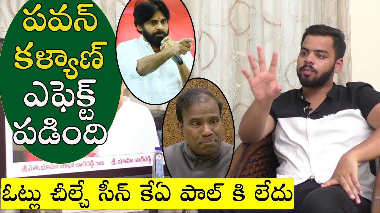 Bhuma Vikhyat reddy about pawan kalyan, KA Paul | Exclusive interview ...