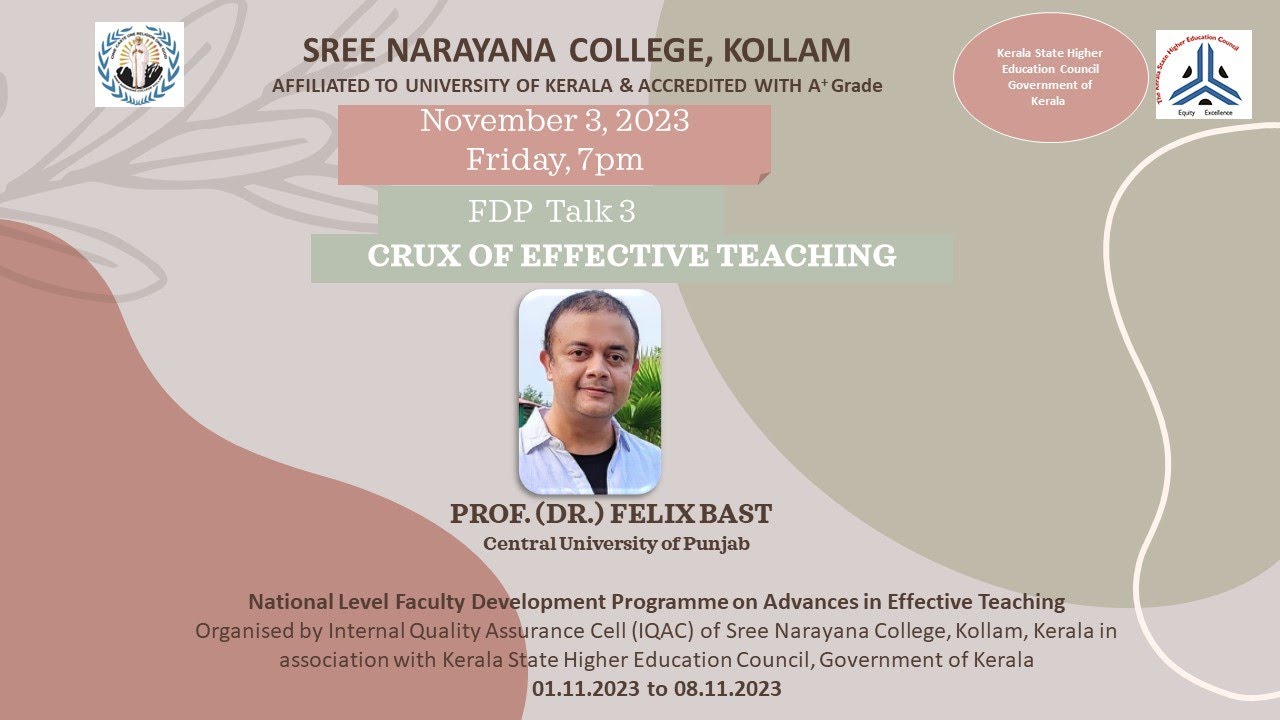 CRUX OF EFFECTIVE TEACHING- DR FELIX BAST - YouTube