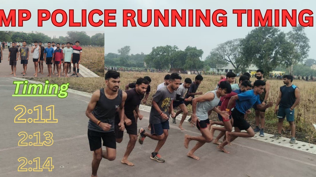 mp police running timing 🚓🚓 - YouTube