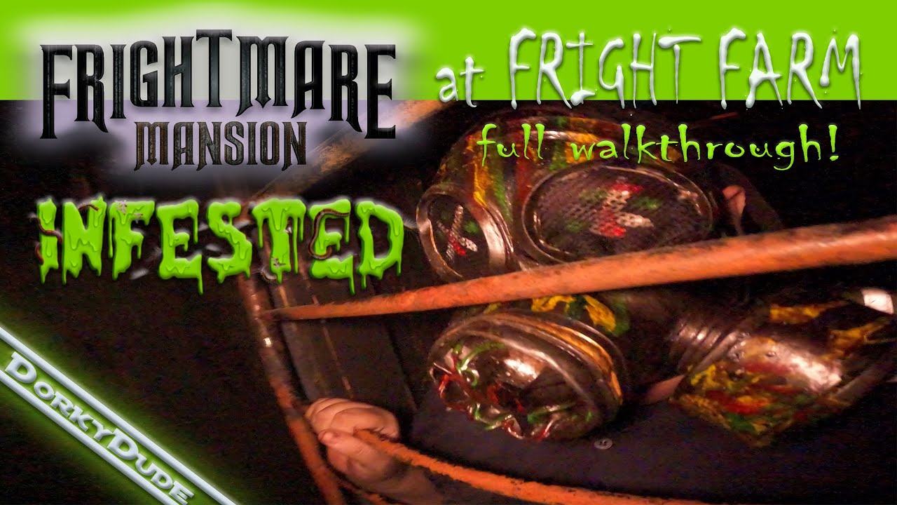 Frightmare Mansion "Infested" at Fright Farm 2023 - full haunted house ...