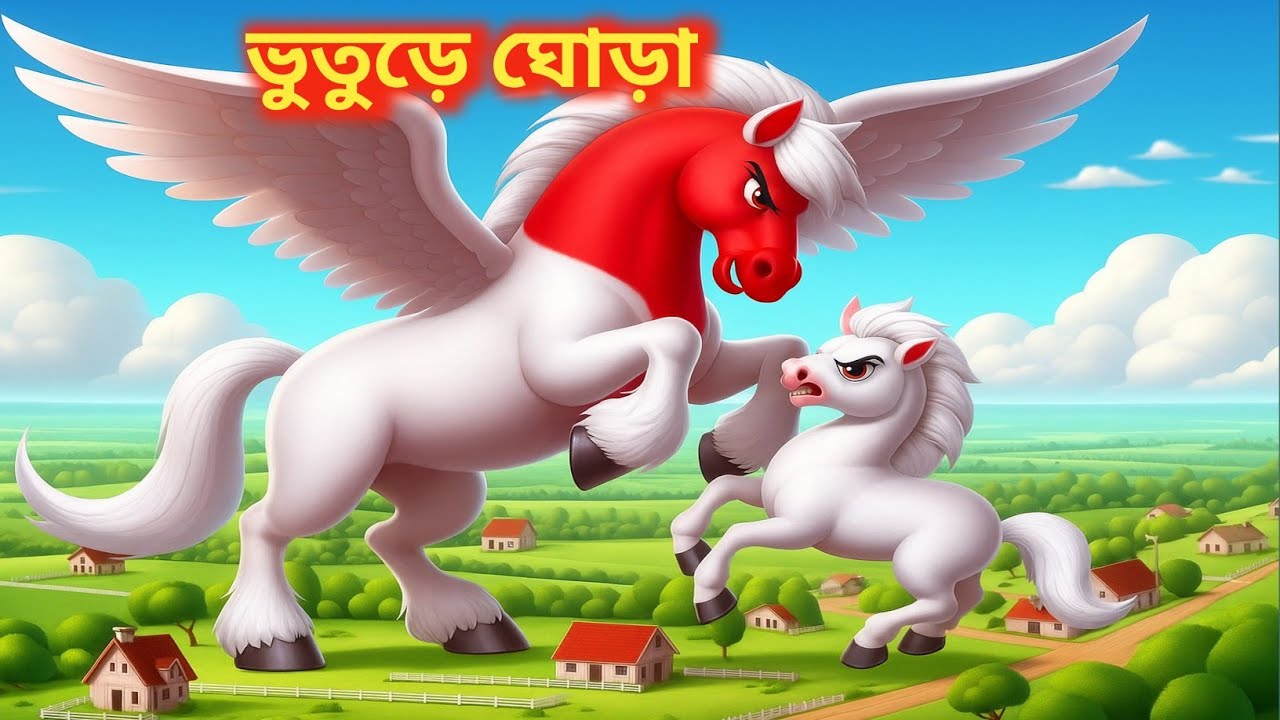 👻ভুতুড়ে ঘোড়া 🐎। Vuture Ghora । Bangali Horror Cartoon । Daini Bangali ...