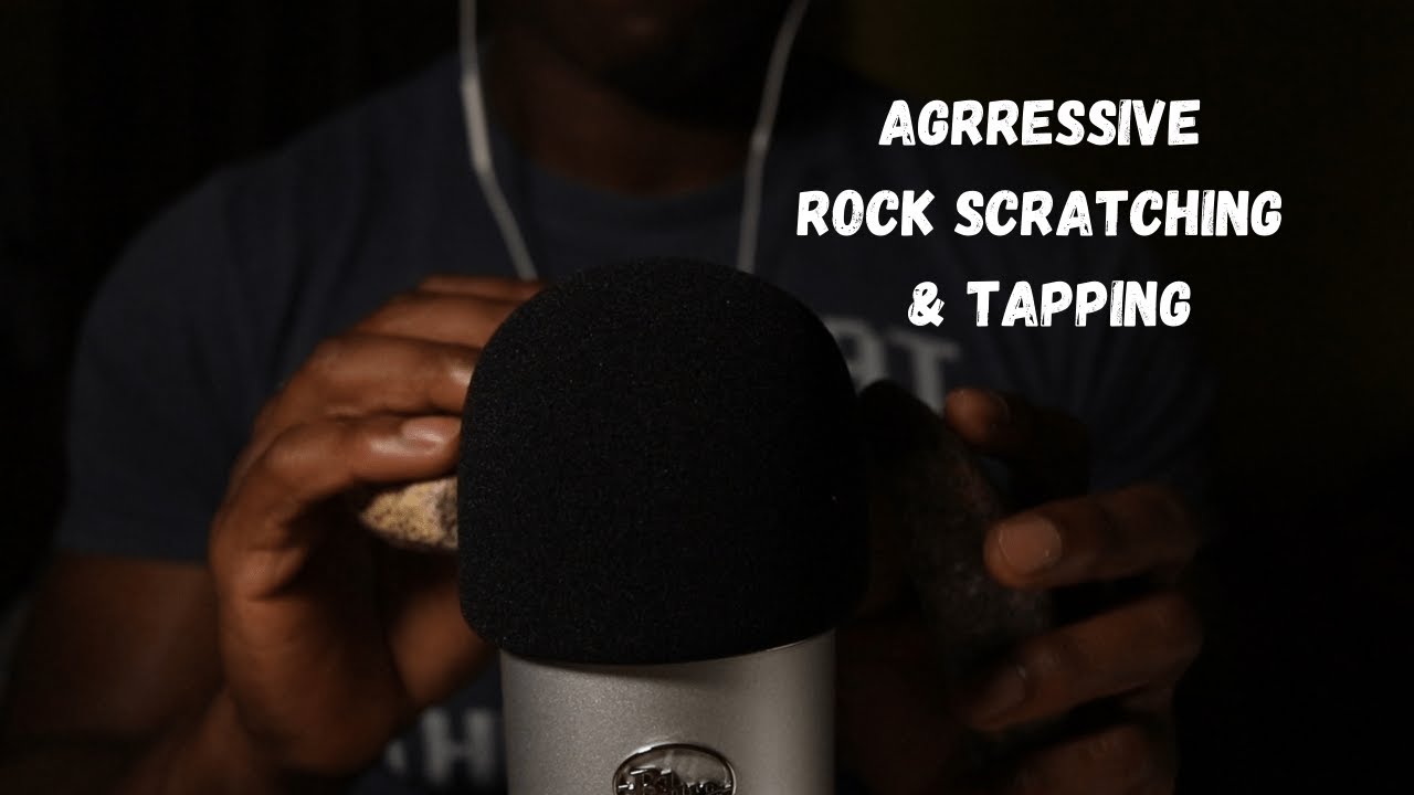 ASMR | Aggressive Rock Scratching & Tapping w/ Mic Scratching (No ...