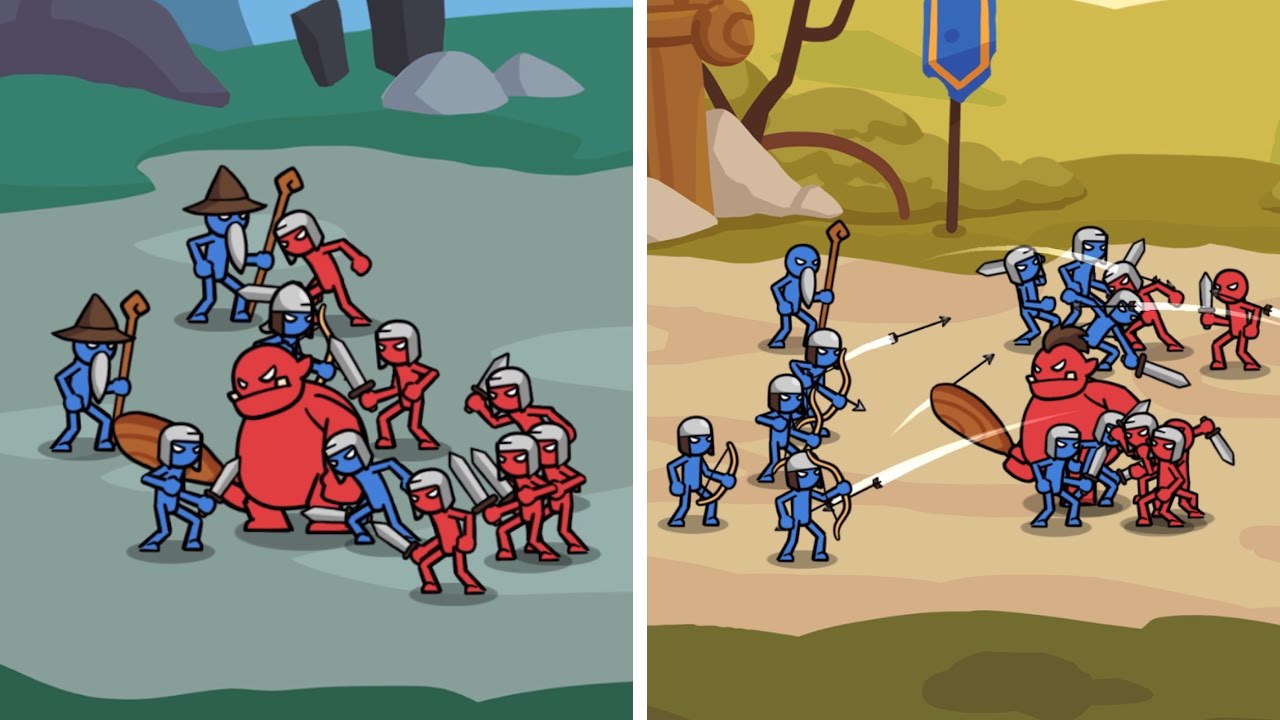 Stick Battle: War of Legions - All Levels Gameplay Android, iOS - YouTube