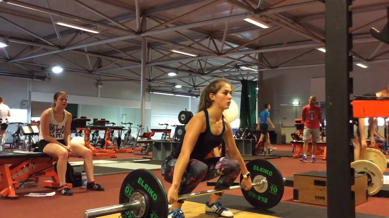Olympic Lifts for beginners: Hang Power Snatch Power Snatch Overhead ...