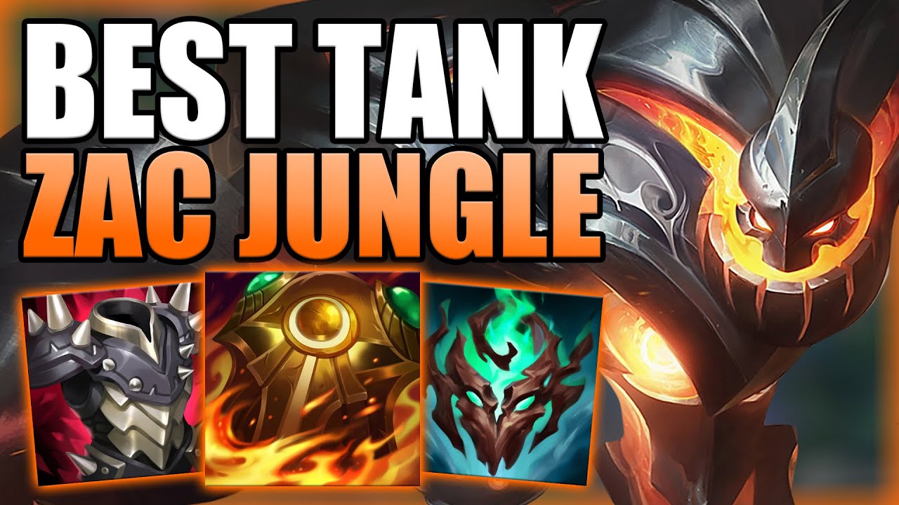 THIS IS WHY ZAC IS THE BEST TANK JUNGLER TO CARRY SOLO Q GAMES ...