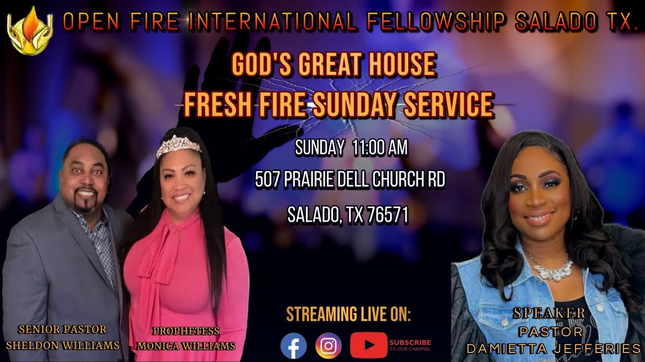 SUNDAY FRESH FIRE SERVICE | SERIES TITLE: THE MANTLE OF SONSHIP - YouTube