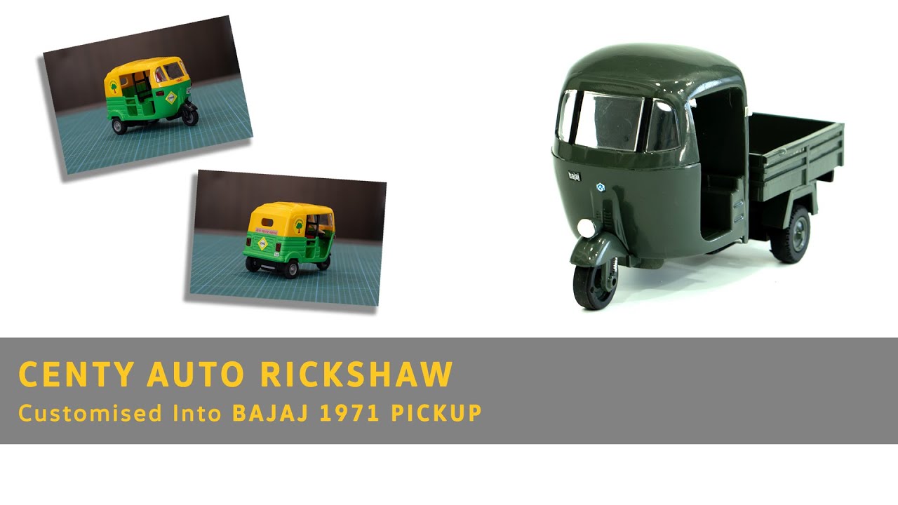 Centy Auto Rickshaw Customised to Bajaj 1971 Pickup | Bajaj 3-Wheeler ...