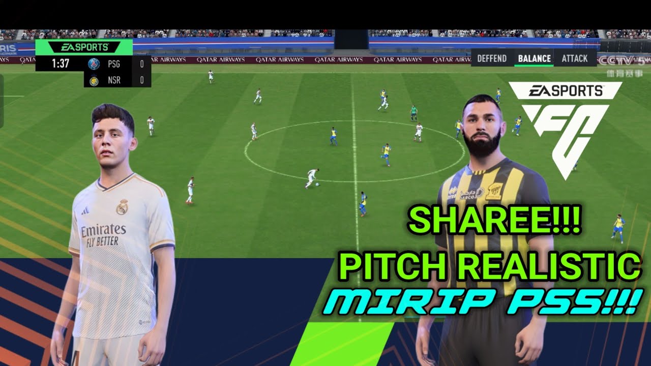 SHARE!!! PITCH REALISTIC PS5 FC24 || RAS'GAME - YouTube