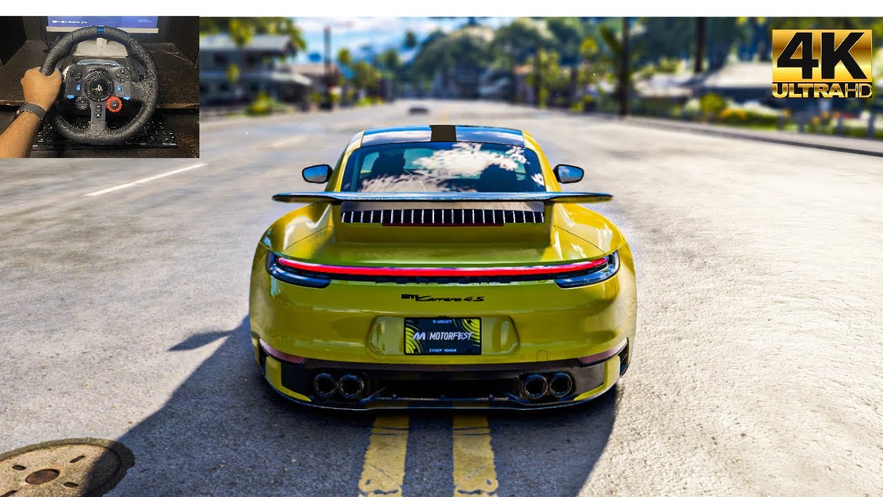 The Crew Motorfest - Porsche 911 Carrera 4S | Logitech g29 Gameplay ...