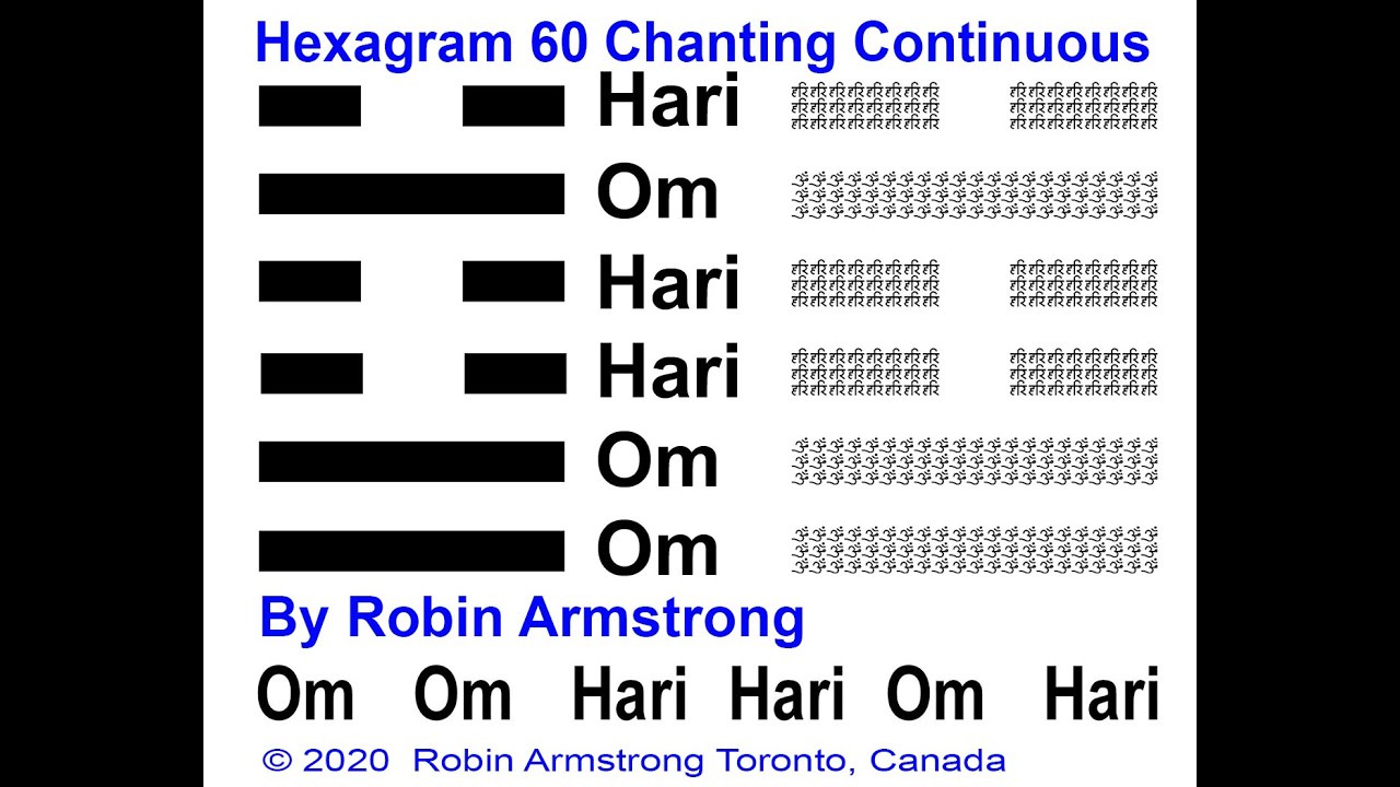 Hexagram 60 Chanting Continuous - YouTube
