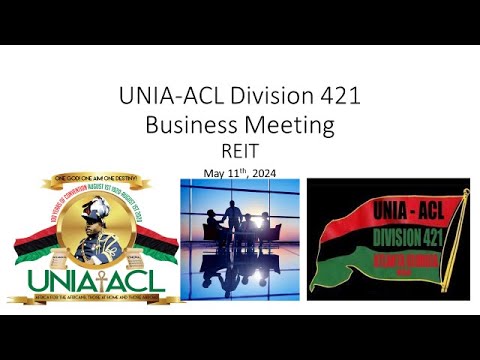 UNIA-ACL Division 421 Atlanta Business Meeting REIT - YouTube