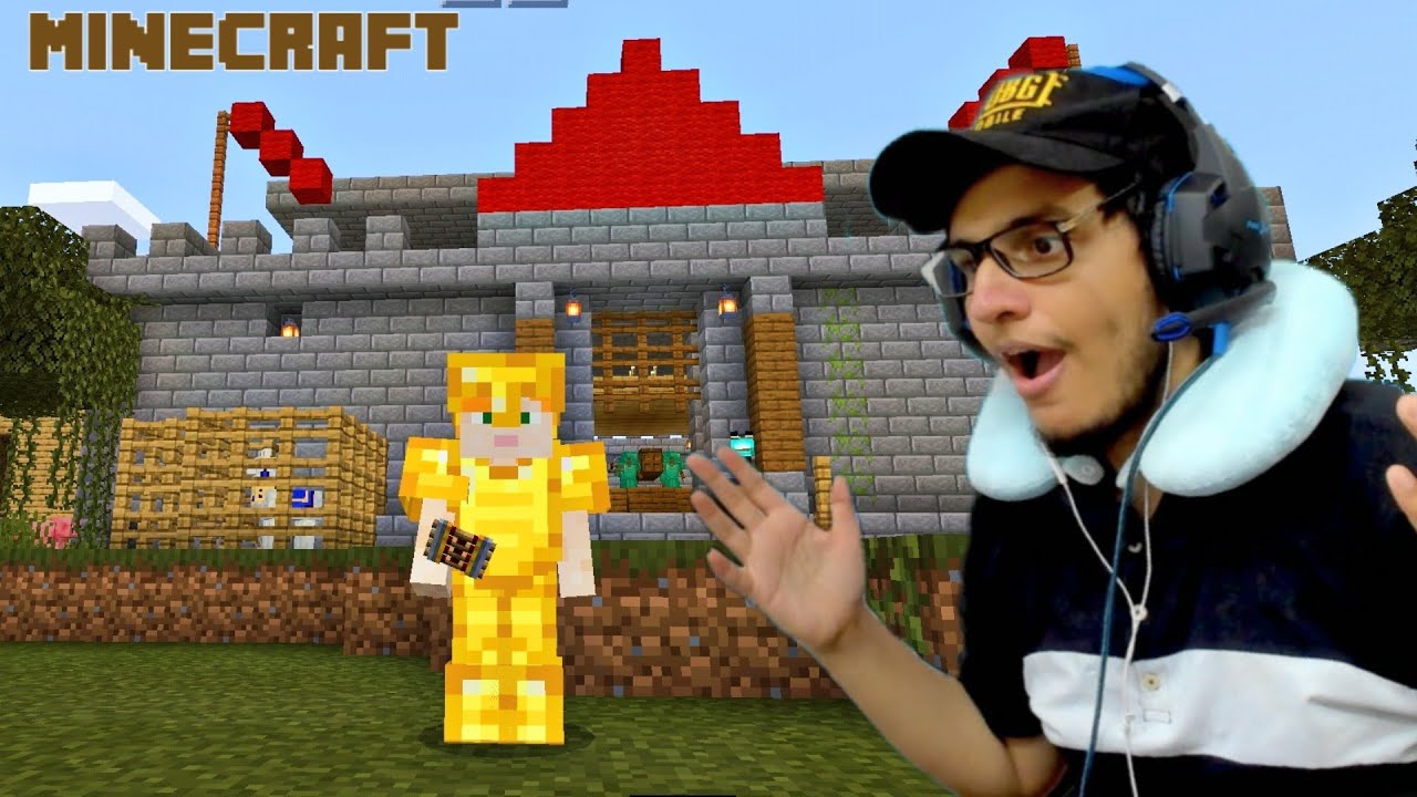 I Made a Castle Triggered Insaan | Minecraft secret house | Live insaan ...