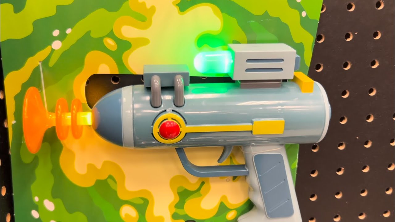 Rick and Morty Laser Gun Toy - YouTube