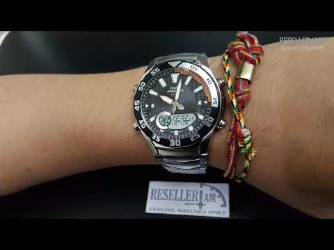 Casio Outgear AMW-710D-1A Marine Gear Stainless Steel