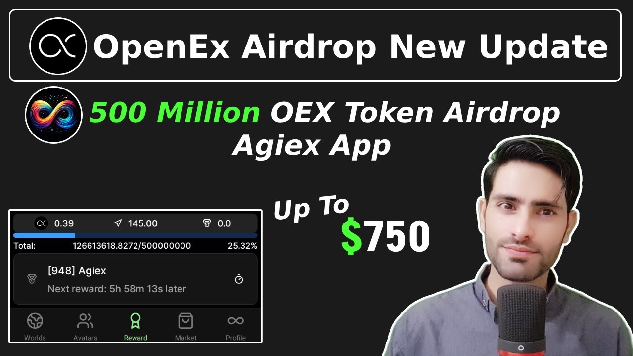 OpenEx Airdrop New Update | Agiex App OEX Token Airdrop | Satoshi New ...