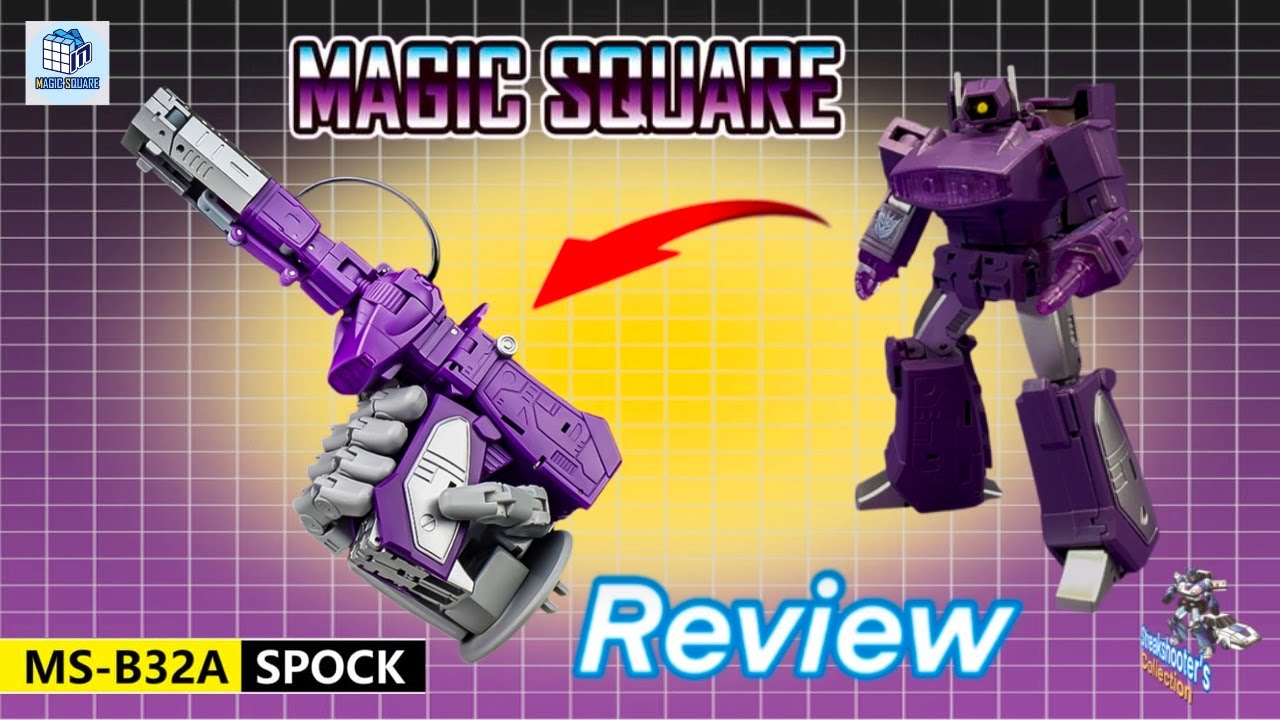 Magic Square MS-B32A Spock / Shockwave Review & Transformation - YouTube