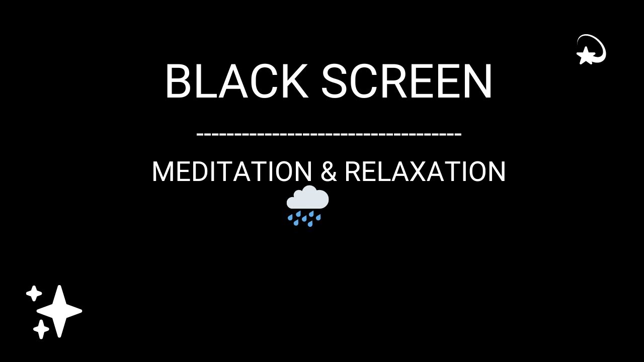 2HRS - Relaxing Sleep Music / Black Screen / Soothing sound of Nature ...