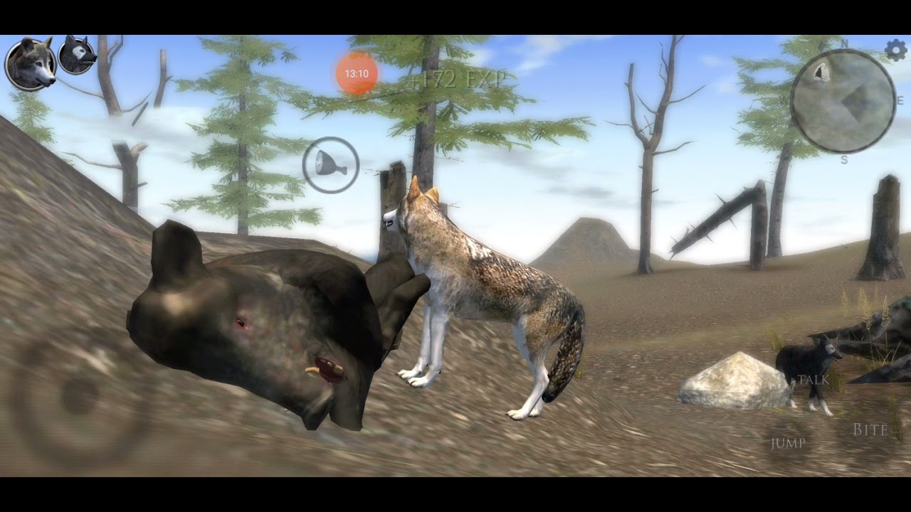 fighting the fire spirt!|ultimate wolf simulator 2|#6 - YouTube