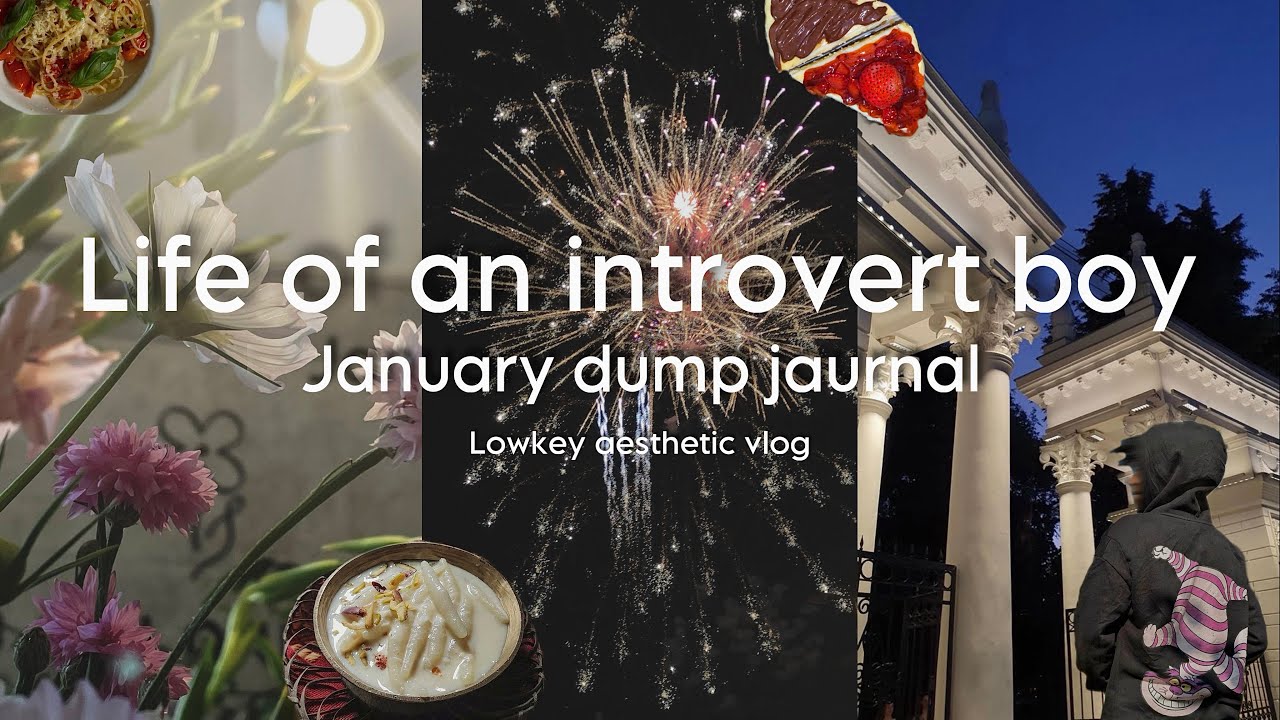 Life of an introvert boy⛅️ | January dump jaunral | lowkey aesthetic ...