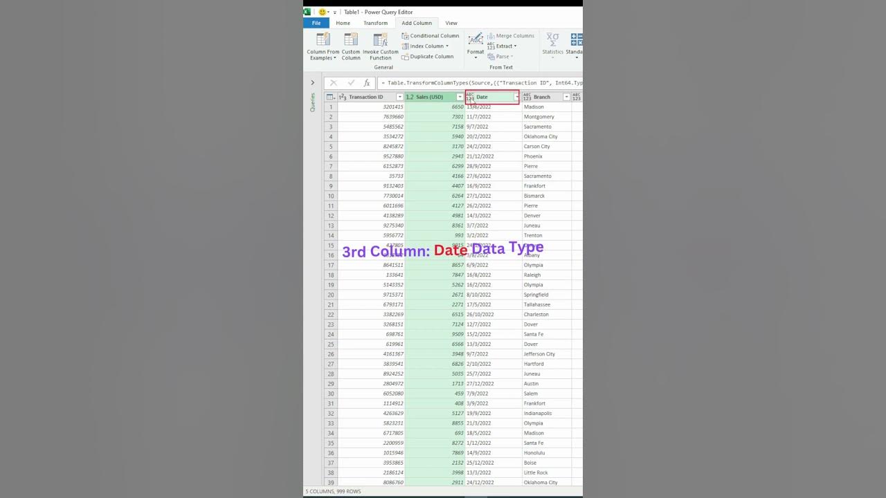 The most common data type error in Power Query: Using a Locale - YouTube