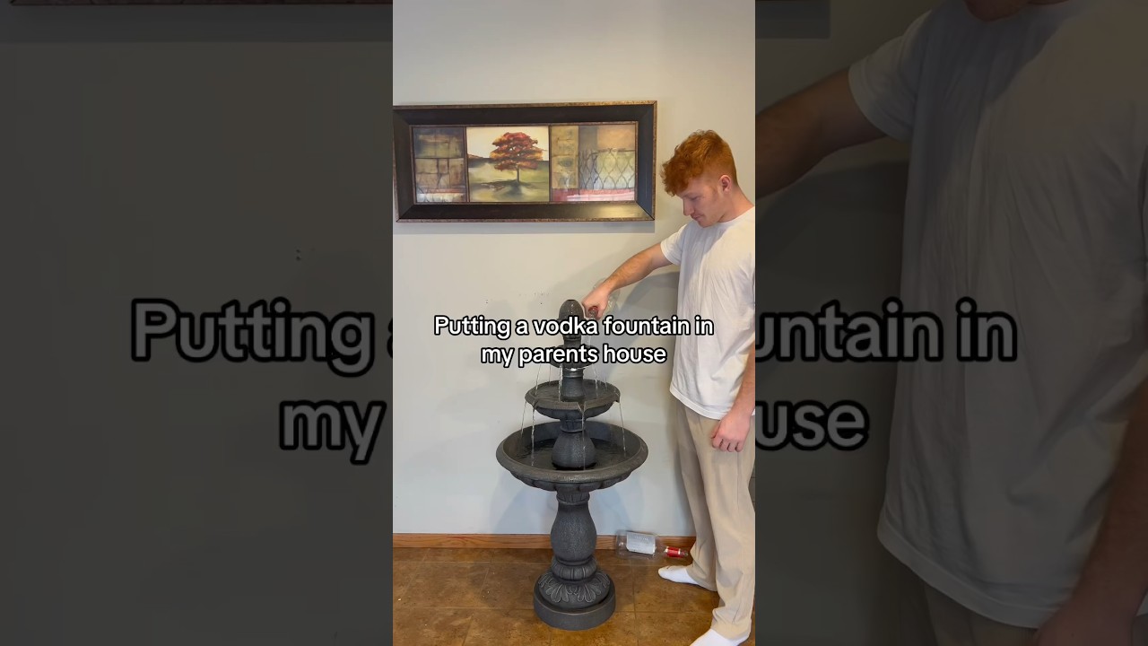 Putting A Vodka Fountain In My Parents House - YouTube