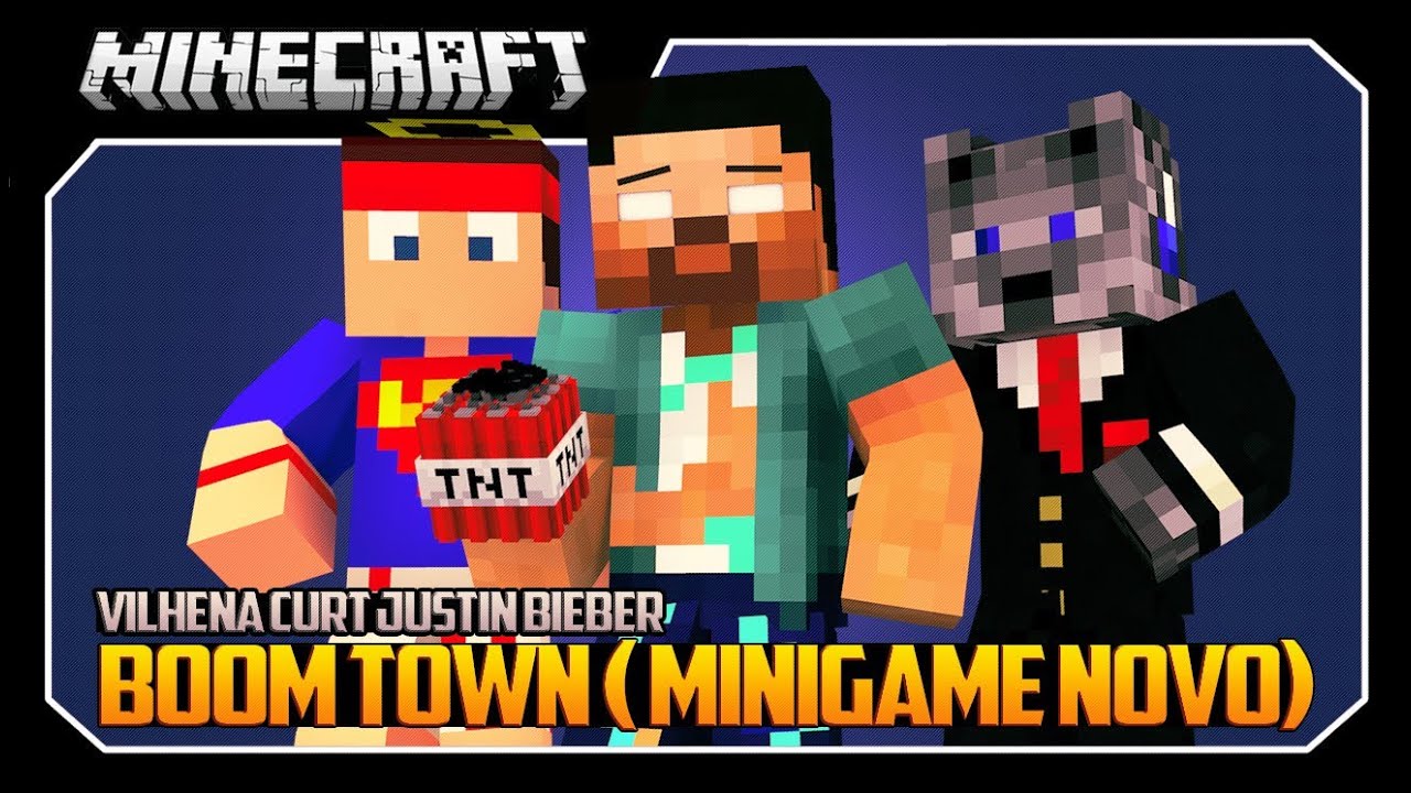 Boom Town - NOVO Mini-Game - Minecraft!! - YouTube