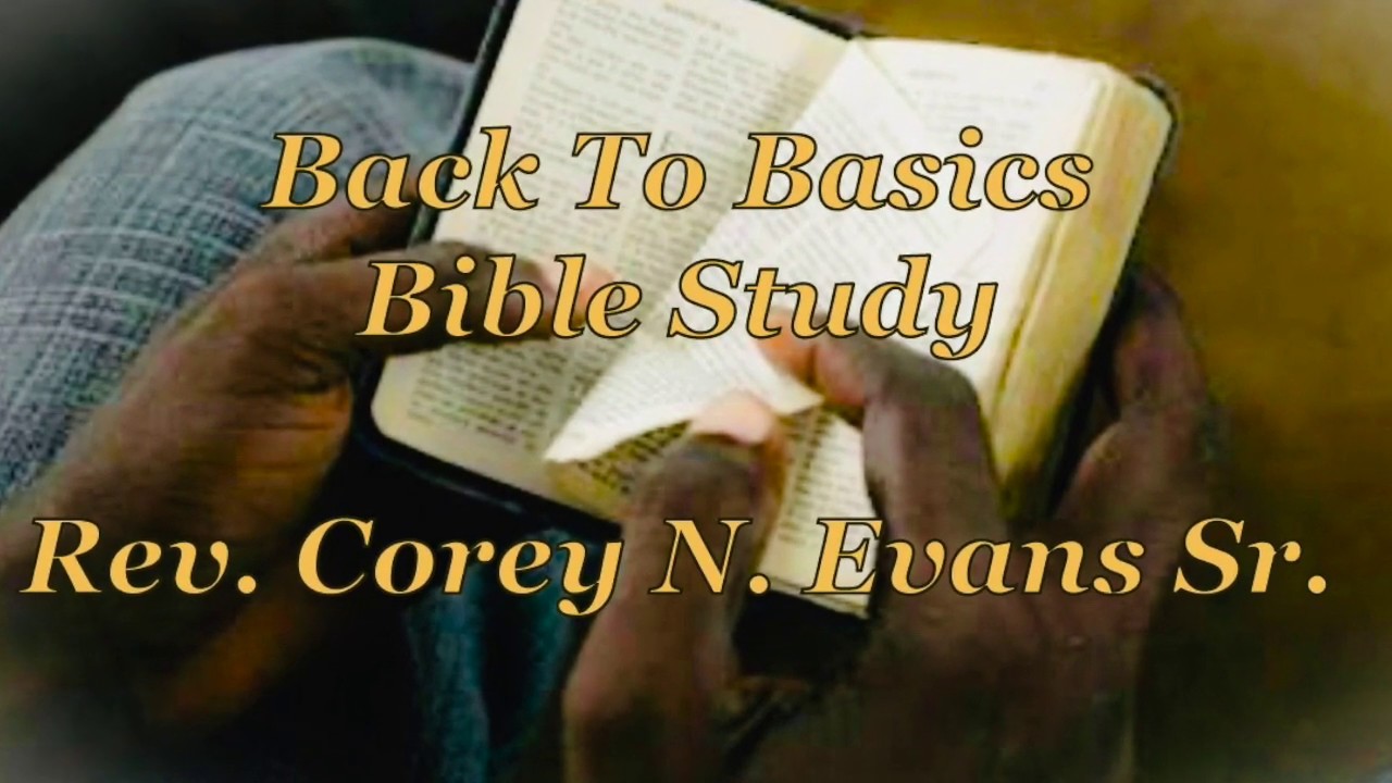 Back to Basics Bible Study- Old Testament Review-Session 1 - YouTube